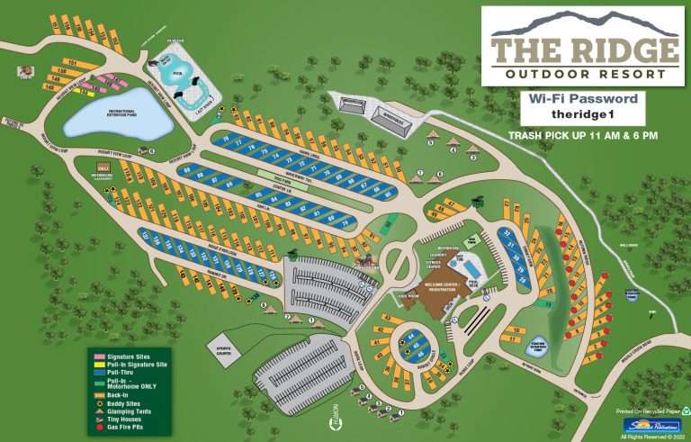 Map – The Ridge Outdoor Resort