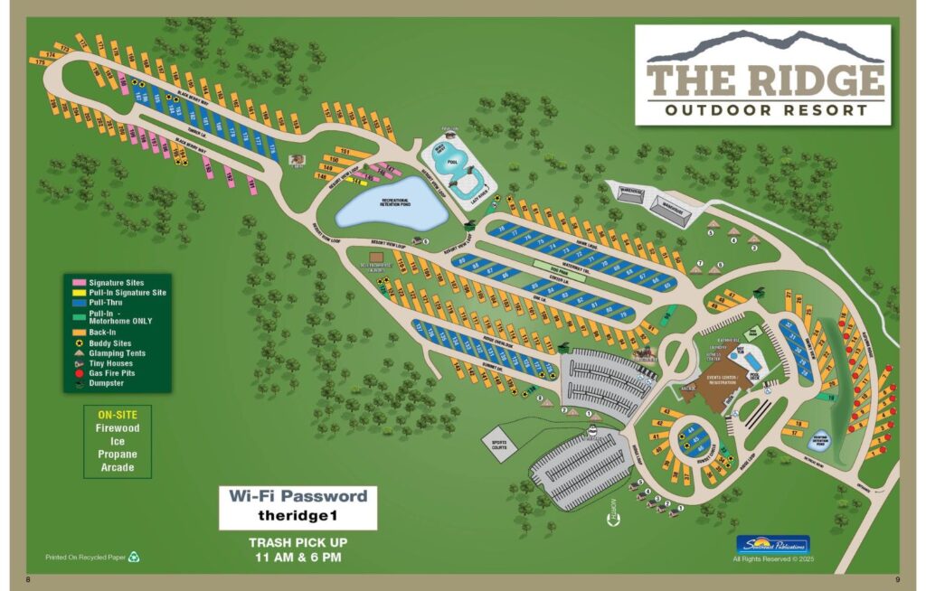 Map – The Ridge Outdoor Resort